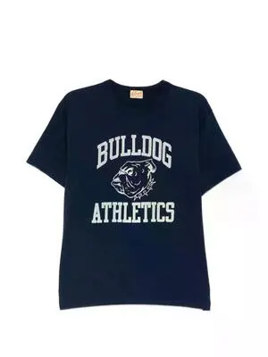 WHITESVILLE Bulldog Printed T-shirt - Blue