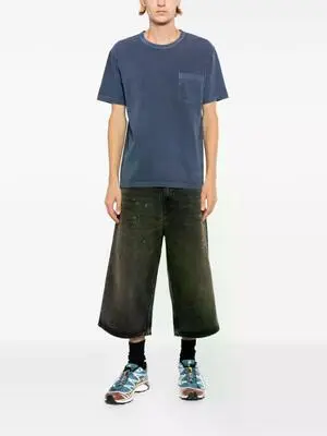 WHITESVILLE Patch-pocket Washed T-shirt