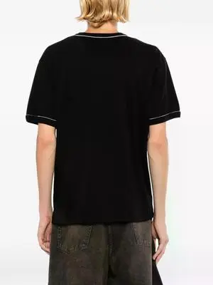 WHITESVILLE Graphic-printed V-neck T-shirt