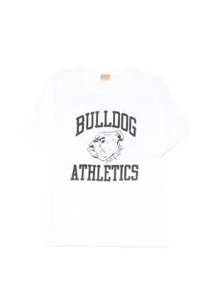 WHITESVILLE Bulldog Printed T-shirt - White
