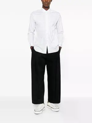 Comme Des Garçons Long-sleeve Button-down Cotton Shirt