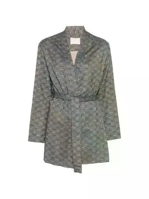 Momoni Eugenie Belted Wrap Coat