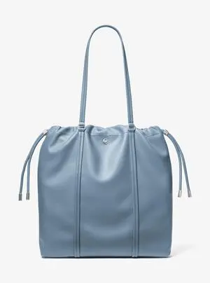 Michael Kors Matilda Large Cinch Tote Bag - Blue