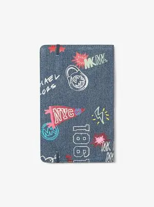 Michael Kors Embellished Denim Notebook