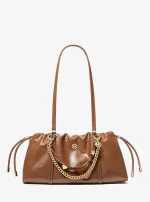 Michael Kors Matilda Small Cinched Shoulder Bag - Brown