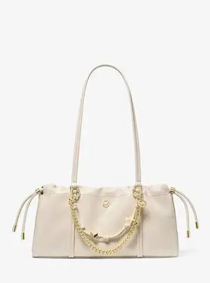 Michael Kors Matilda Small Cinched Shoulder Bag - Natural