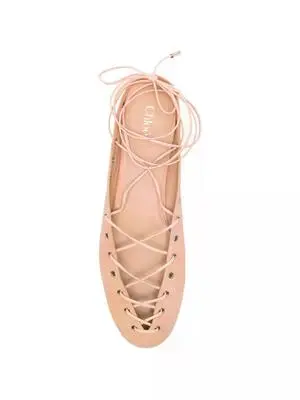 Chloé Ghillies Lace-up Mules
