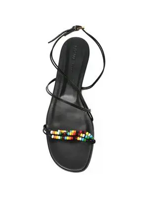 Khaite Loop Beaded-embellished Sandals