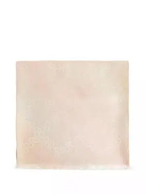 FERRAGAMO Gancini Jacquard Scarf - Neutrals