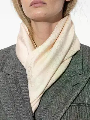 FERRAGAMO Gancini Jacquard Scarf