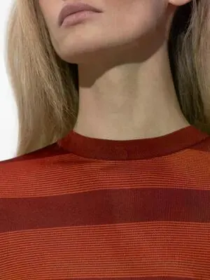 FERRAGAMO Striped Long-sleeve Sweater