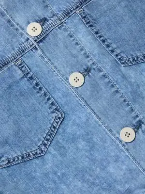 L'Agence Gaines Jean Jacket With Bell Sleeves