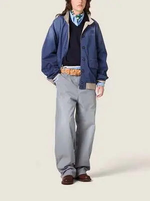 Miu Miu Cotton Pants - Multicolor