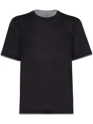 BRUNELLO CUCINELLI Brunello Cucinelli Men T-Shirt With Faux-Layering