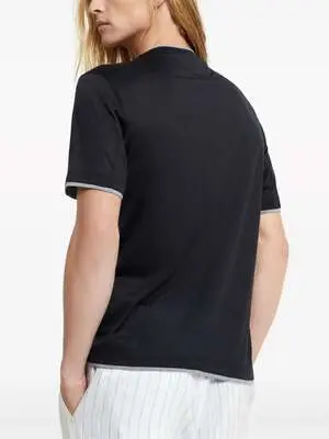 Brunello Cucinelli T-shirt With Faux-layering - Multicolor