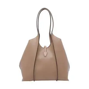 TOD'S Small T Timeless Shopping Bag - Brown