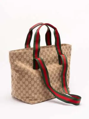 Gucci Gg Canvas Tote Bag - Multicolor