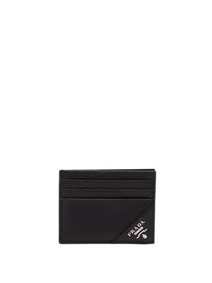 Prada Saffiano Leather Card Holder - Multicolor