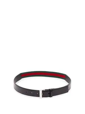 Gucci Squared Buckle Belt - Multicolor