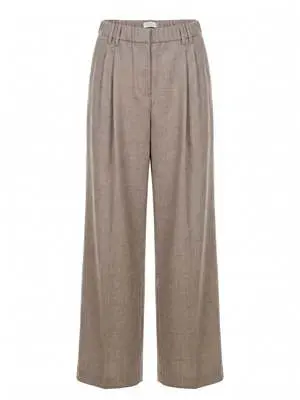 Brunello Cucinelli Wool Pants - Multicolor