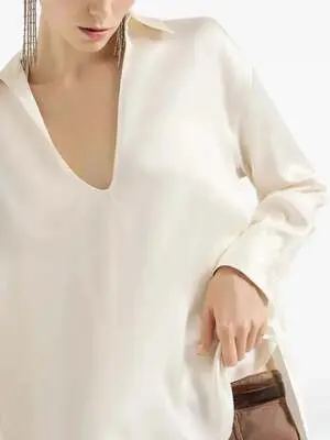 Brunello Cucinelli Silk Blouse - Multicolor