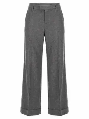 Brunello Cucinelli Wool Trousers - Multicolor