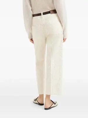 Brunello Cucinelli Textured Cotton Pants