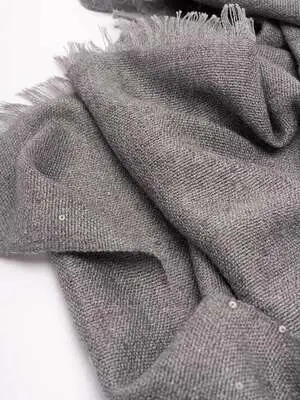 Brunello Cucinelli Cashmere And Silk `diamond` Yarn Scarf - Multicolor