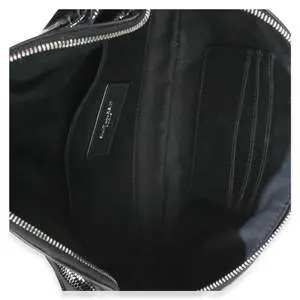 Saint Laurent Calfskin Lizard Embossed Monogram Belt Bag