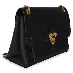 LOUIS VUITTON Monogram Empreinte Vavin Pm Shoulder Bag - Black