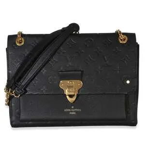 LOUIS VUITTON Monogram Empreinte Vavin Pm Shoulder Bag - Black