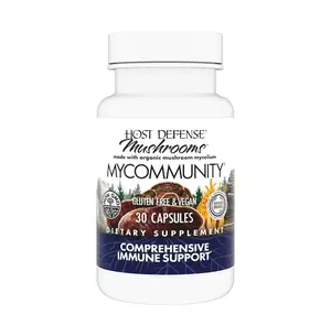 Host Defense Mycommunity Capsules 17 Species Blend Mushroom Supplement For Immune Support - No Color