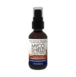 Host Defense Mycoshield Throat Spray Immune Health Support - Brown