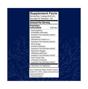 Host Defense Mycoshield Throat Spray Immune Health Support - Brown