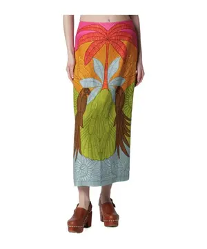 Farm Rio Usiacuri Printed Maxi Skirt - Multicolor