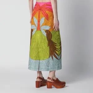 Farm Rio Usiacuri Printed Maxi Skirt
