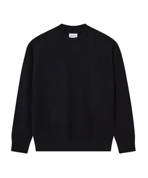 Norse Projects Wool Crew Neck Sweater - Black