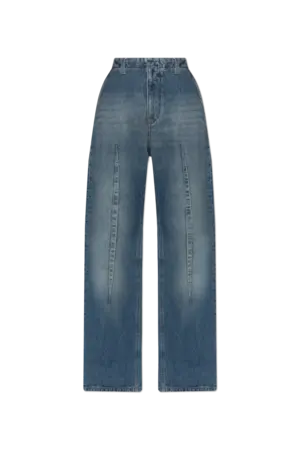 MAISON MARGIELA Jeans With Stitching On The Legs - Blue