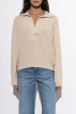 Victoria Beckham Long Sleeve Polo