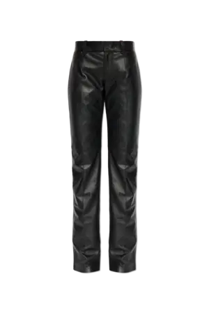 Dsquared2 Leather Trousers - Black
