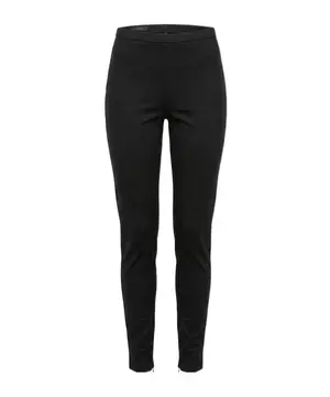 Gucci Stretch Silk Faille Leggings - Black