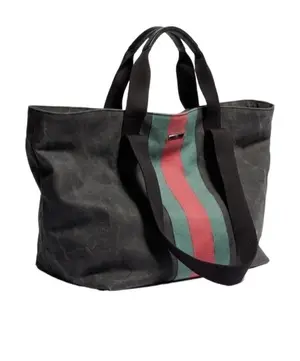 Gucci Positano Medium Tote Bag - Black
