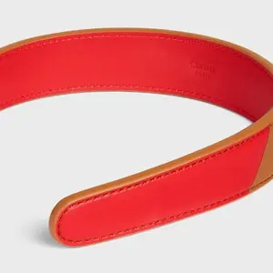 Celine Bicolor Headband In Lambskin