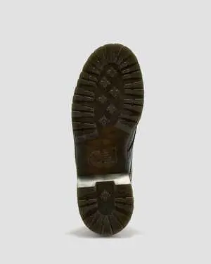 Dr. Martens Lowell Stud Aniline Leather Moccasin Toe Lace-up Shoes