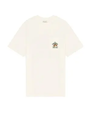 MALBON X Golf & Bass Club Vista Bass Club Tee In White