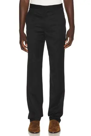 MAISON MARGIELA Straight Leg Trousers - Black