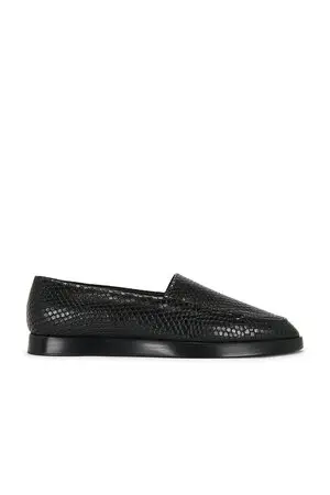 Fear Of God Croc Embossed Leather Loafer - Black
