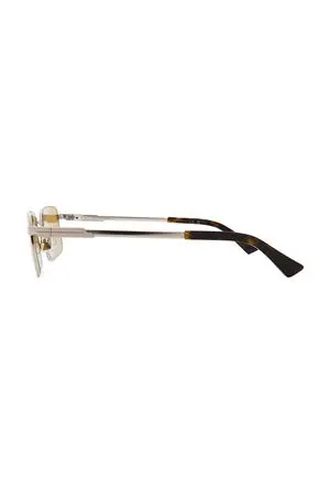 Bottega Veneta Stretch Metal Square Sunglasses