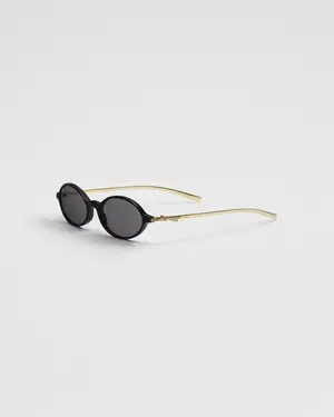Dior Bow R2i - Black Oval Sunglasses