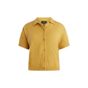 KNOWN SUPPLY Antigua Knit Top Honey - Yellow